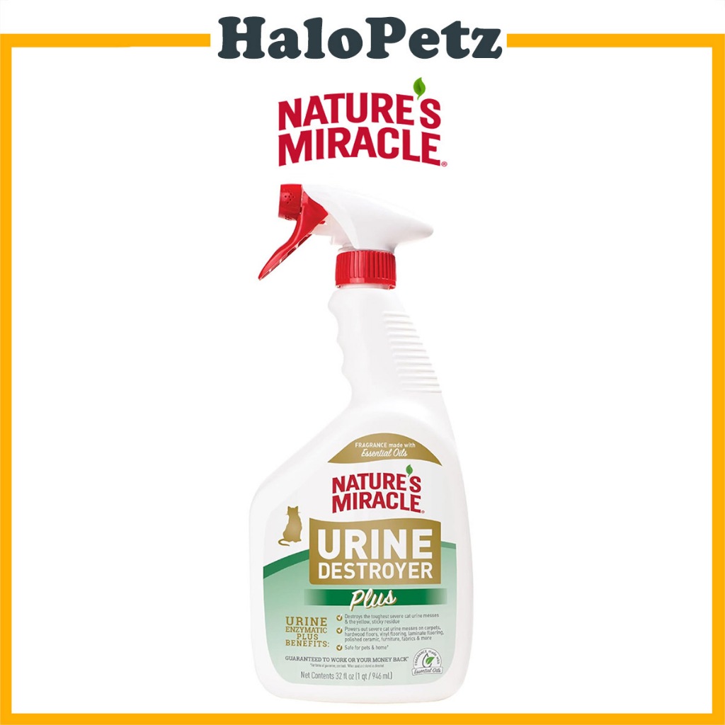 Nature's Miracle Urine Destroyer Plus Cat 32oz | Shopee Malaysia
