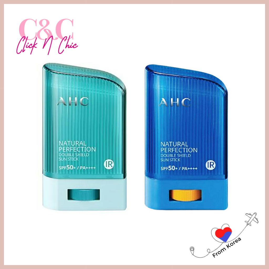 AHC Natural Perfection Double Shield Sun Stick 22g SPF50+ PA++++ | Shopee Malaysia