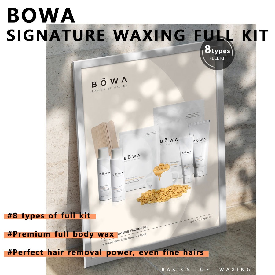 [BOWA] SIGNATURE FULL BODY WAX / Hard wax / Pre-treatment / Post ...
