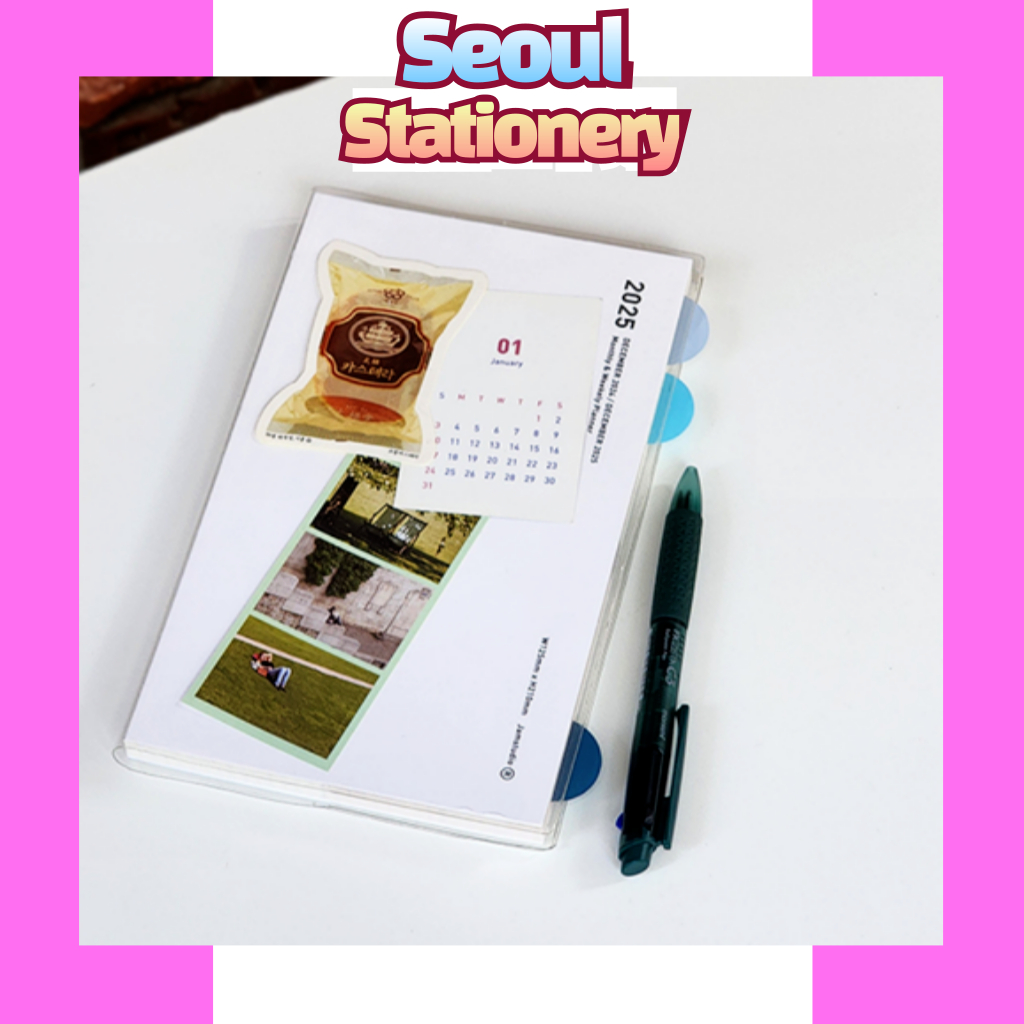 (Diary 2025)[Korea Shipping]2025 shine diary Portable Memo Notepad ...