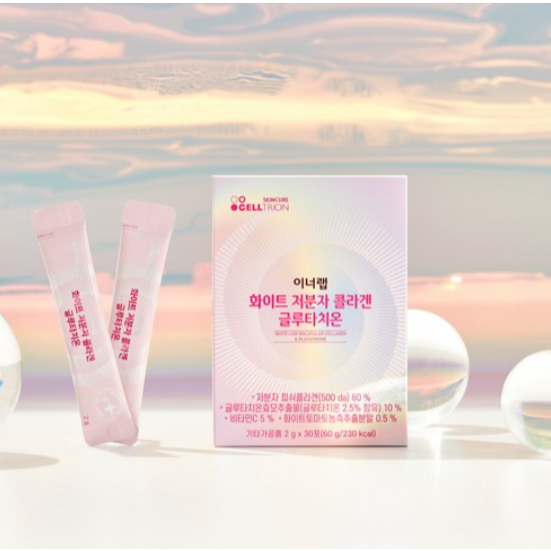 Celltrion Inner Wrap White Low Molecular Collagen Glutathione 30p, 60g ...