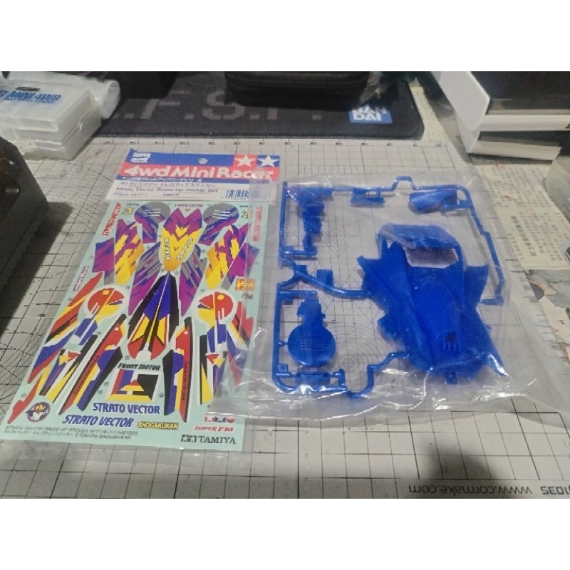 Tamiya Strato Vector Cowl with dress-up sticker set | Shopee Malaysia