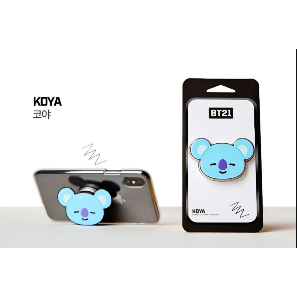 Official] BT21 KOYA Phone Grip / Smart Tok – Adjustable Stand & Grip ...