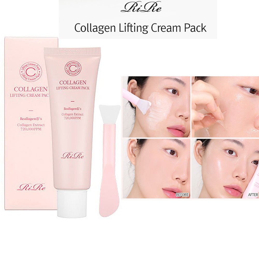 RIRE Collagen Lifting Cream Pack 50g Face Lift Up Mask Collagen Lifting ...