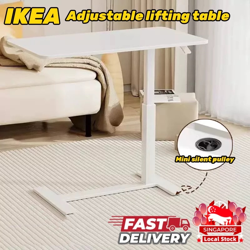 [IKEA] Height Adjustable Mobile Desk Laptop Study Table Desk / Rotating ...