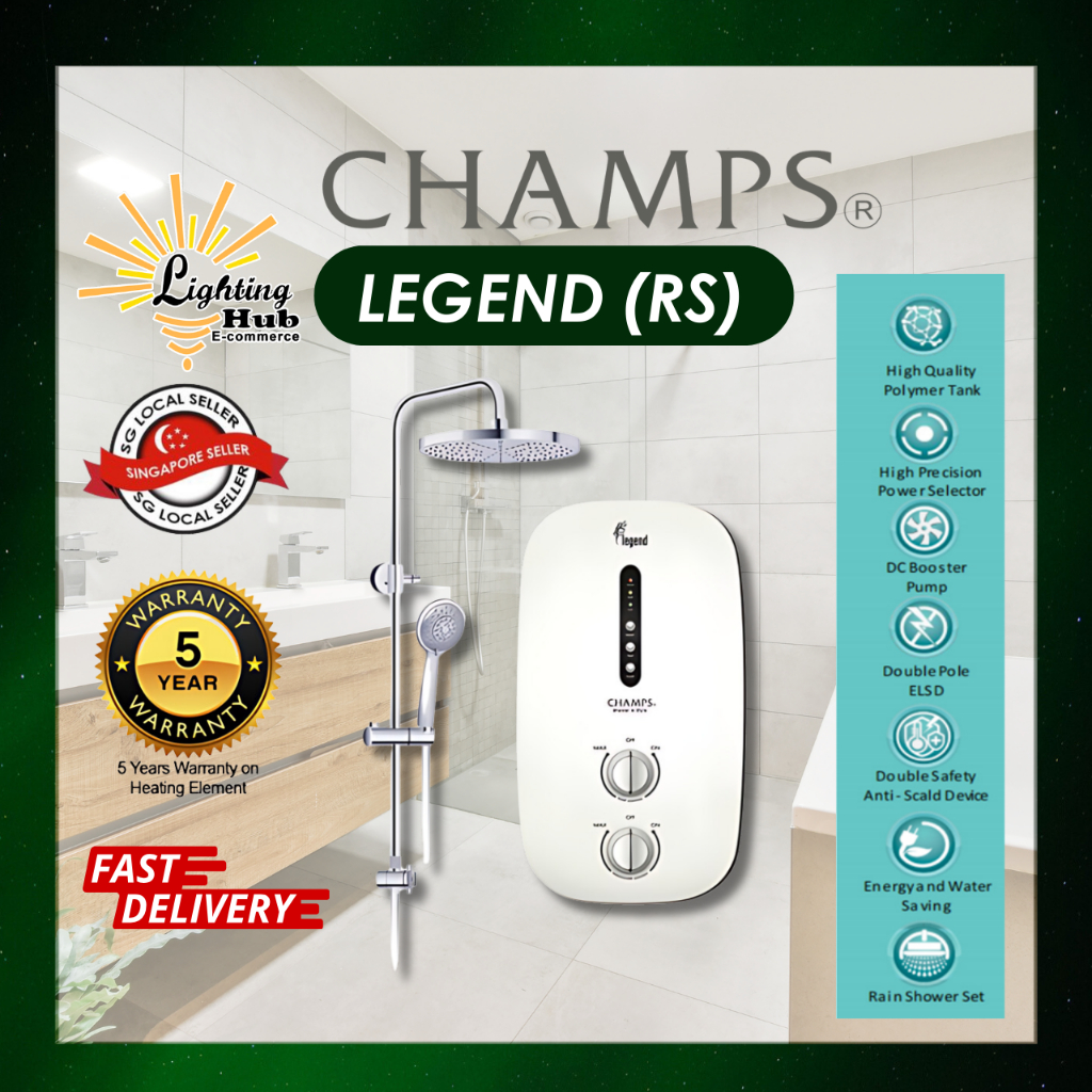 CHAMPS Instant Heater/Champ Legend/High Quality Polymer Tank/High ...