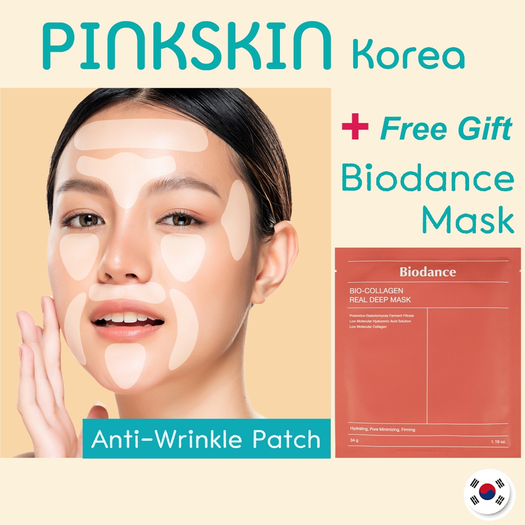 Wrinkle Repair Patch, Facial Wrinkles, Korea, PINKSKIN, BIODANCE ...