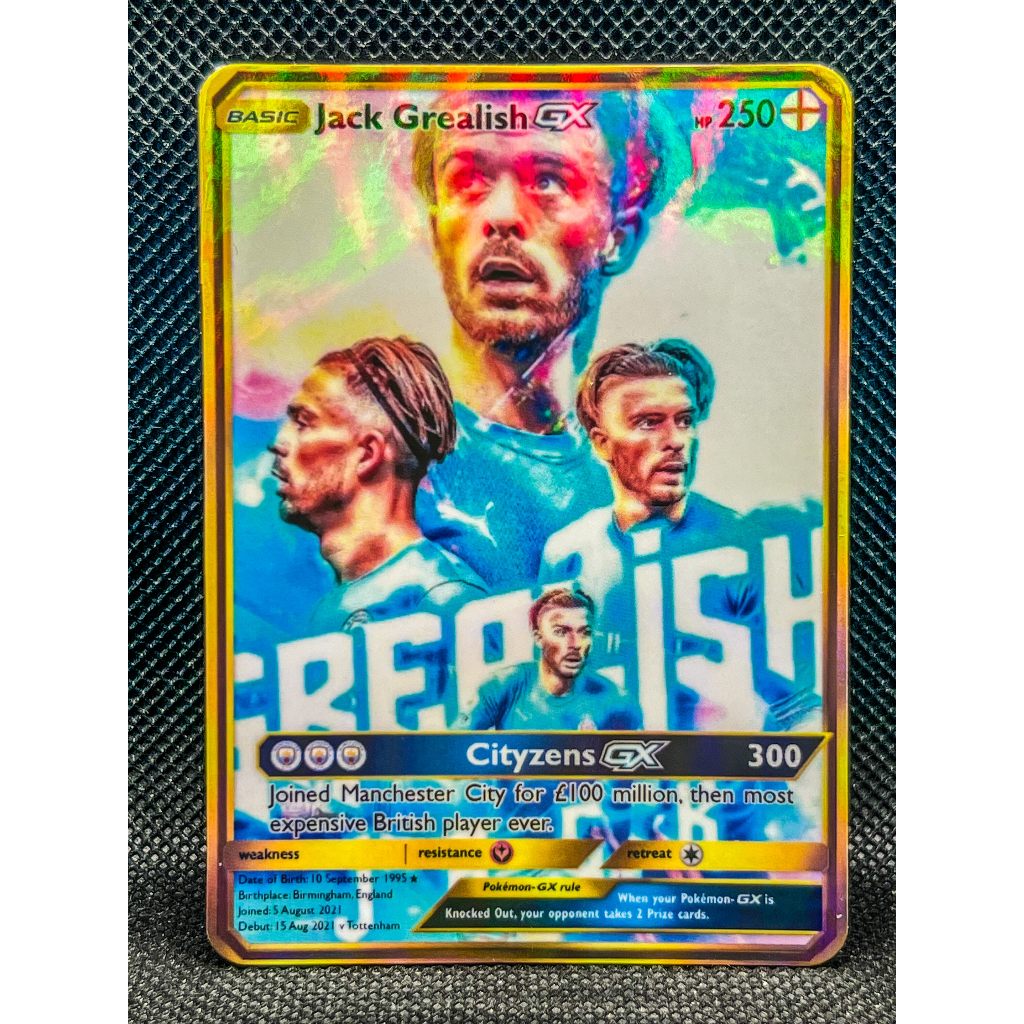 Manchester City - Jack Grealish GX Pokemon Card | Shopee Malaysia