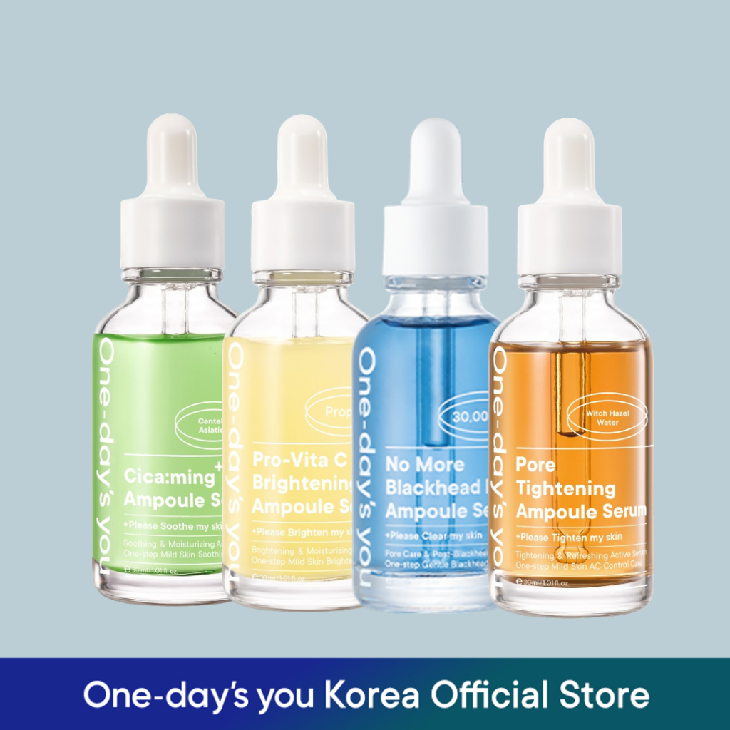 [SERUM collection] Soothing/ Brightening/ Blackhead and Sebum care/ Pore tightening | ONE-DAY'S ...
