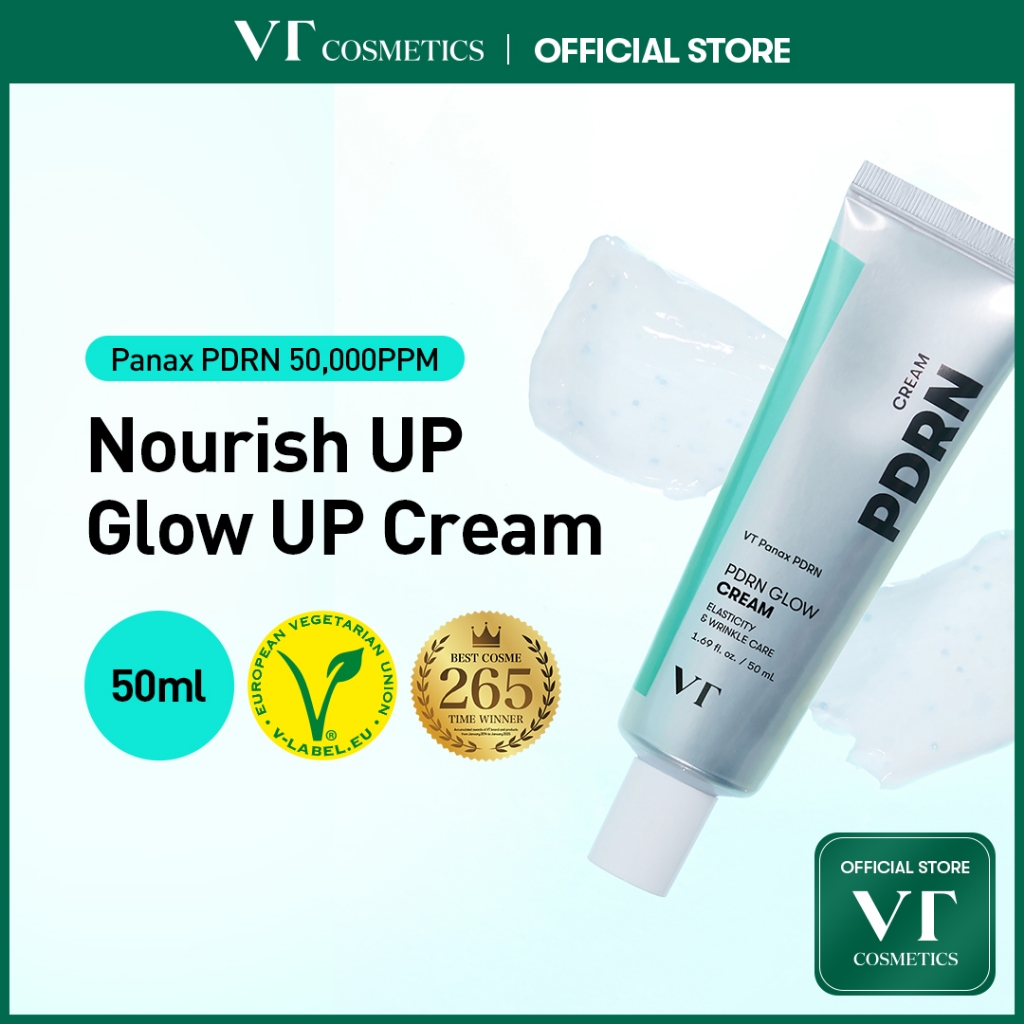 [VT] PDRN Glow Cream 50ml Vegan PDRN Dewy Moisture Cream Firming & Brightening [Official ...