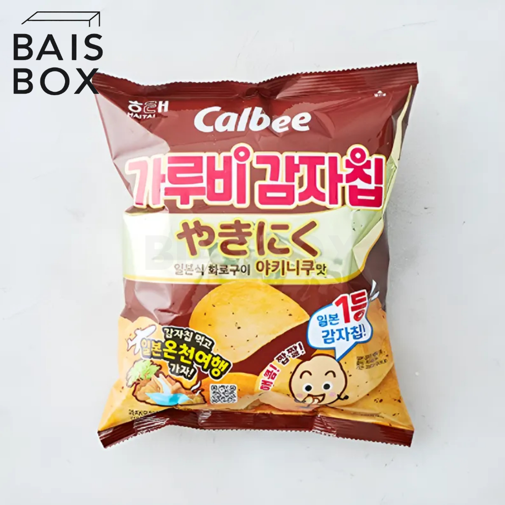 [Haitai] Calbee Potato Chips Yakiniku Flavor 55g | Korean Snack, Halal ...