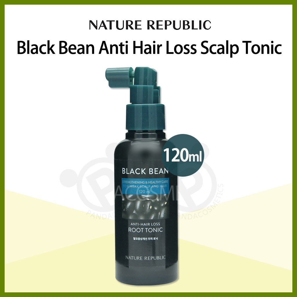 NATURE REPUBLIC Black Bean Anti Hair Loss Root Tonic 120ml | Shopee ...