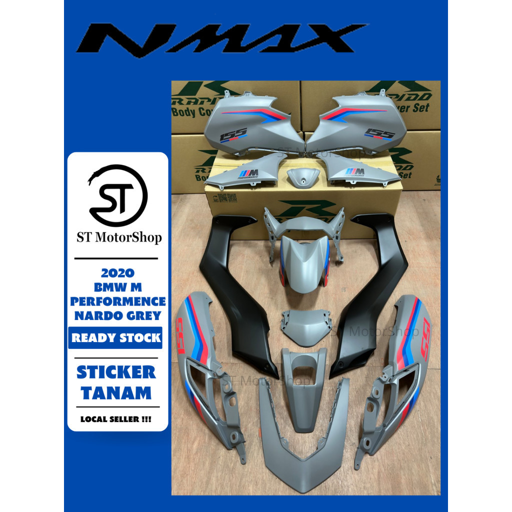 YAMAHA N-max Nmax 2020 BMW M Performence Nardo Grey RAPIDO Coverset ...