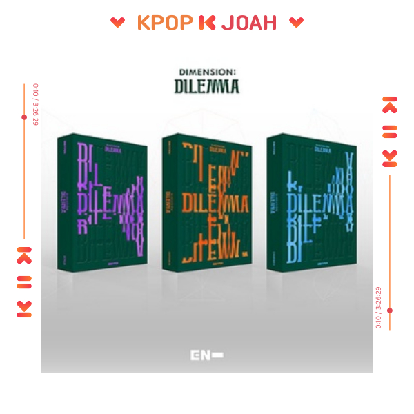 ENHYPEN DIMENSION:DILEMMA 1st Album CD+Poster+Photobook+Photocard ...