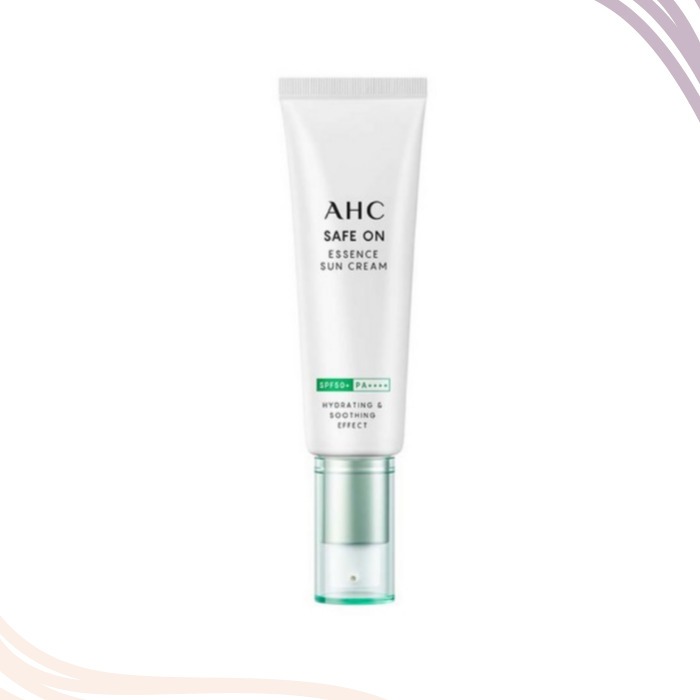 AHC Safe On Essence Sun Cream Soothing Face SPF50+ PA++++, 50ml | Shopee Malaysia
