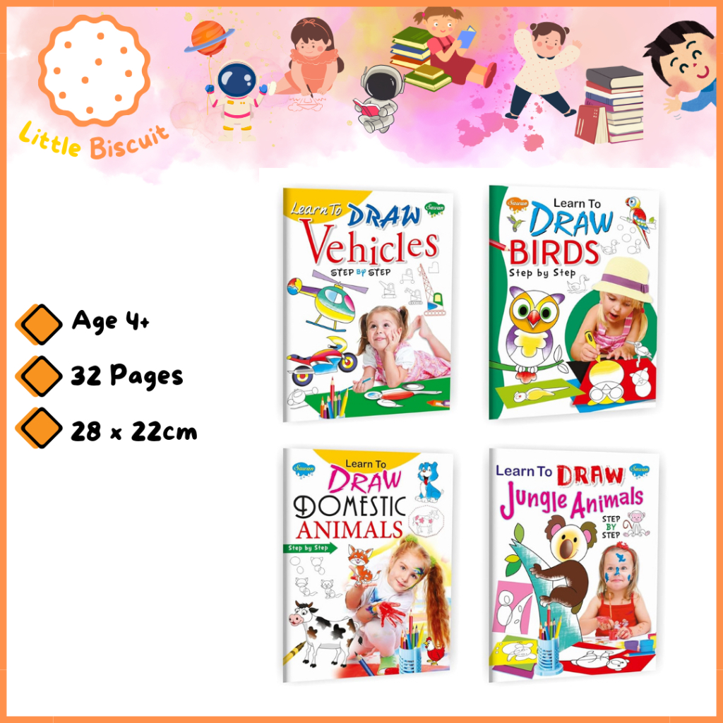 Learn to Draw Book/ Step by Step to Draw/ | Shopee Malaysia