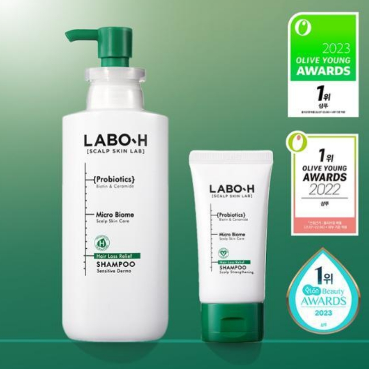[Genuine LABO-H] Hair loss symptoms relief weakly acidic vegan scalp ...
