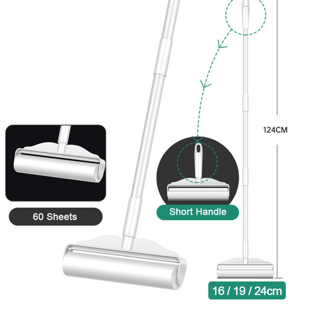 Long and short lint Roller dust Removing Hair Extendable Handle Cleaner ...