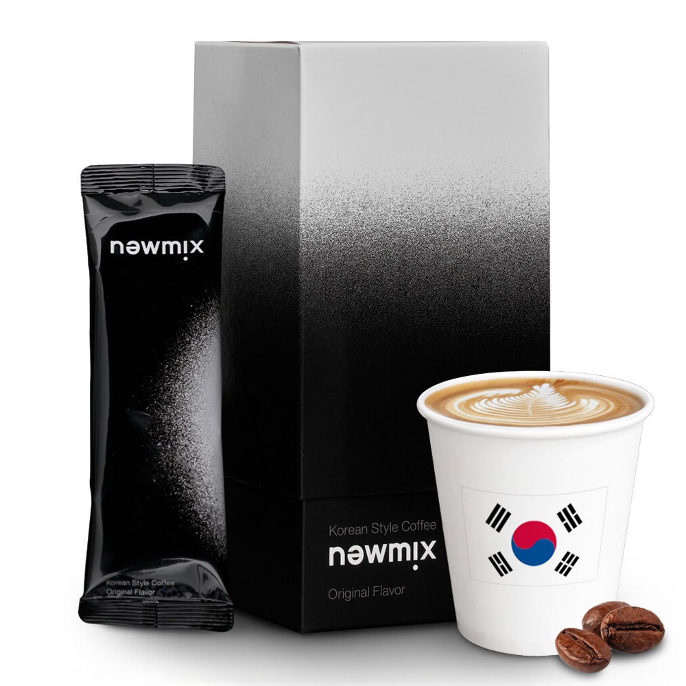[Genuine] newmix Korean Instant Coffee Sticks Premium 10 Sticks Korean ...
