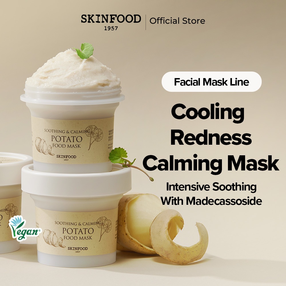 [SKINFOOD Official] Potato Food Mask 120g / Calming & Cooling Down ...