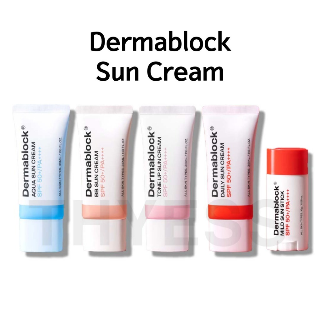 [Dermablock] Sun Cream SPF 50+ PA++++ / 5 Types | Shopee Malaysia