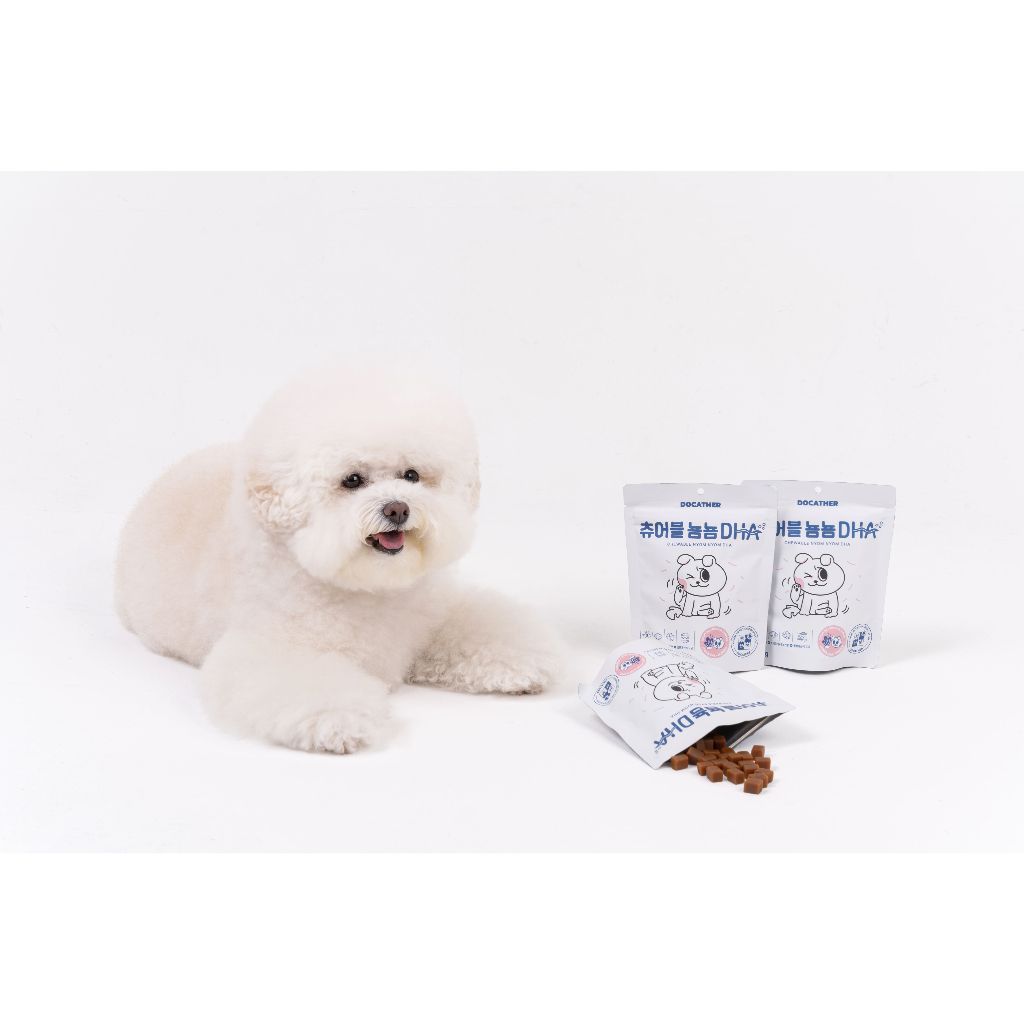 Dog skin inflammation supplement Chewable Nyom Nyom DHA | Shopee Malaysia
