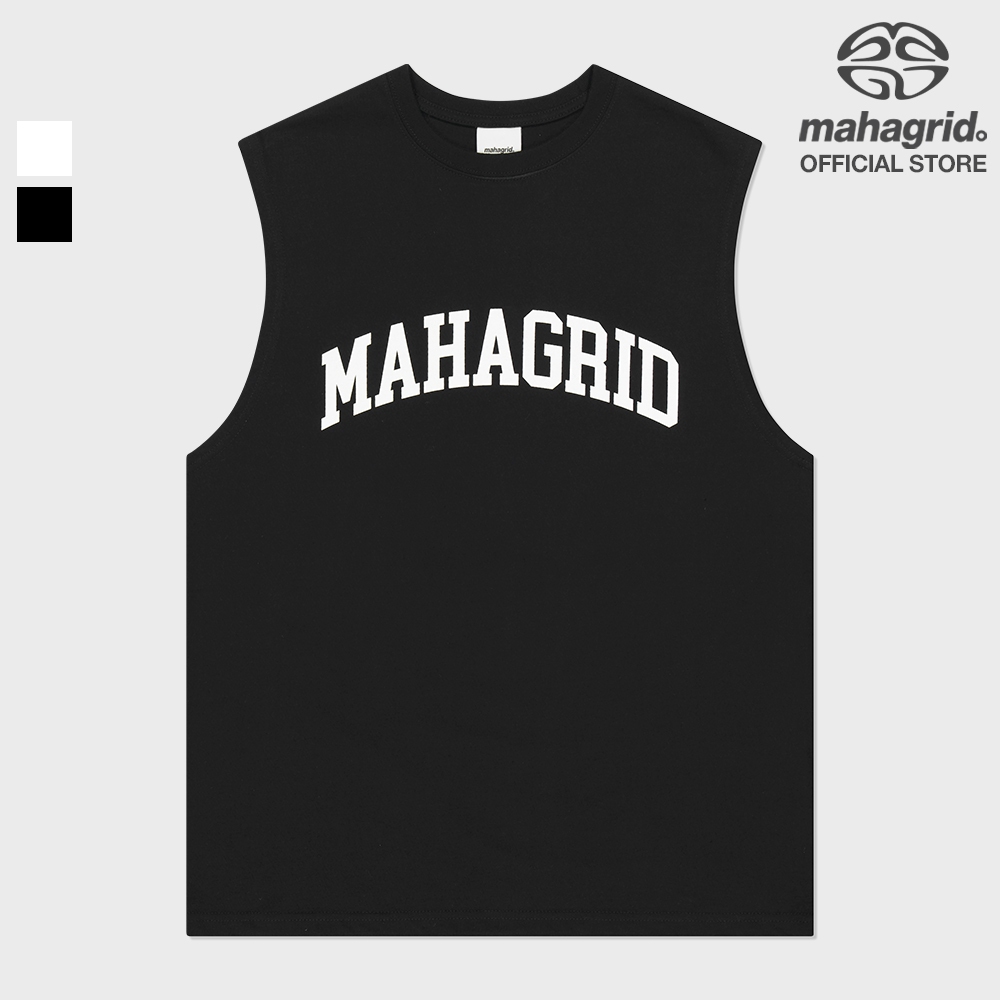 [MAHAGRID] Varsity Logo Sleeveless Tee | Shopee Malaysia