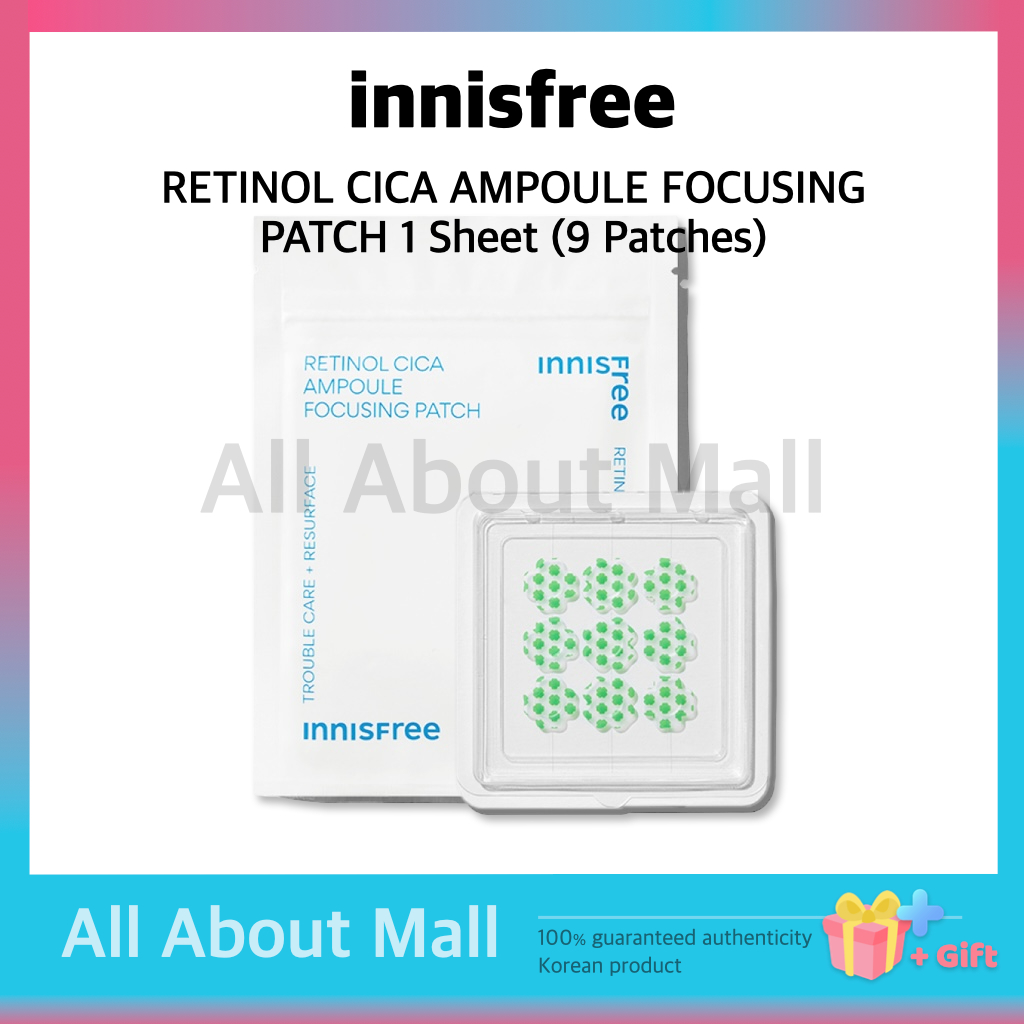 [innisfree] Retinol Cica Ampoule Focusing Patch 1 Sheet (9 Patches ...