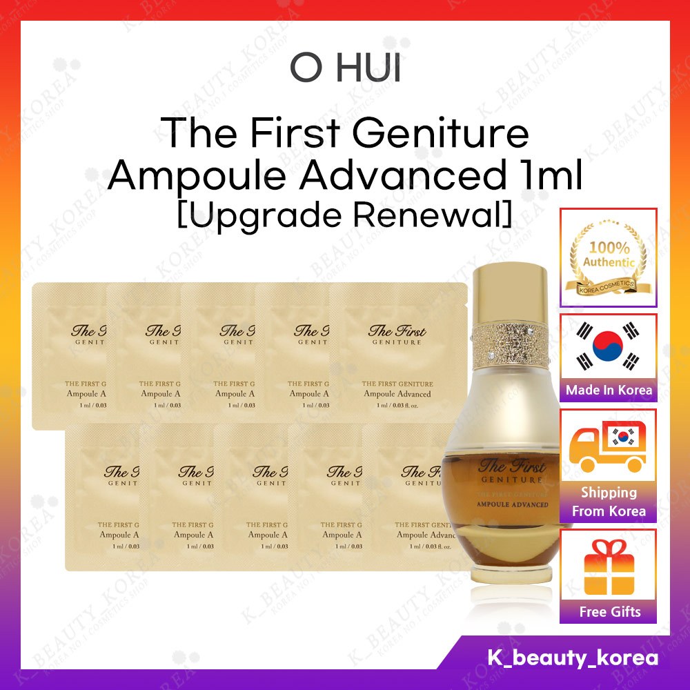 [O HUI] The First Geniture ampoule Advanced 1ml [Upgrade Renewal ...