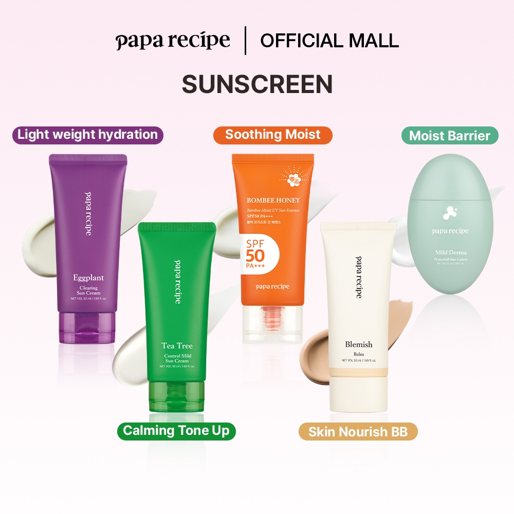 papa recipe Sunscreen Sunblock 5 types | Shopee Malaysia