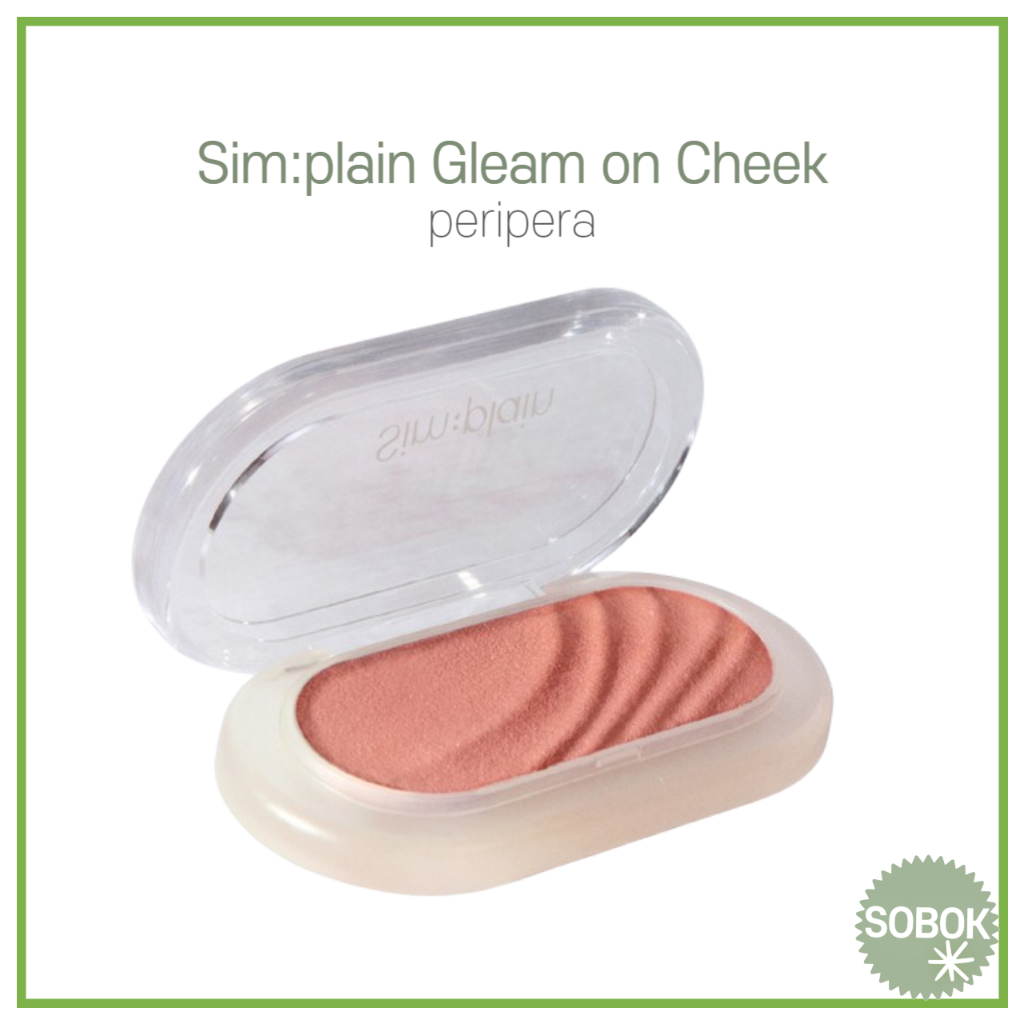 [peripera] Sim:plain Gleam on Cheek 5 colors jelly cream powder blusher ...
