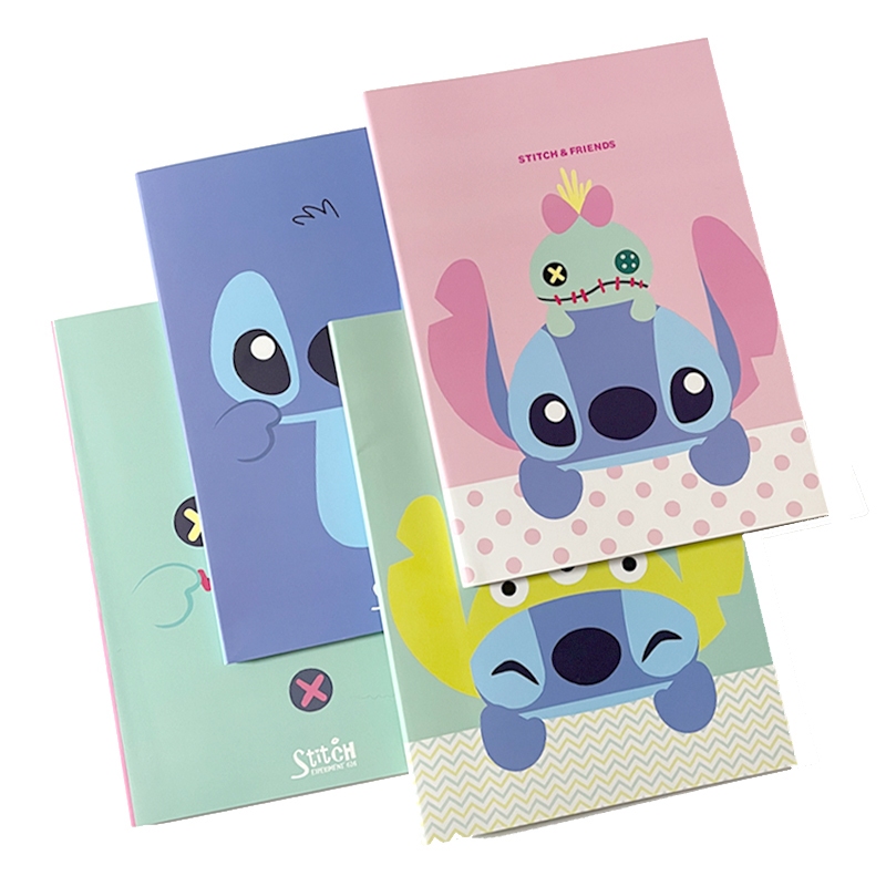 Disney Lilo&Stitch Ruled Lined Notebook Notepad Cute Korean Stationery ...