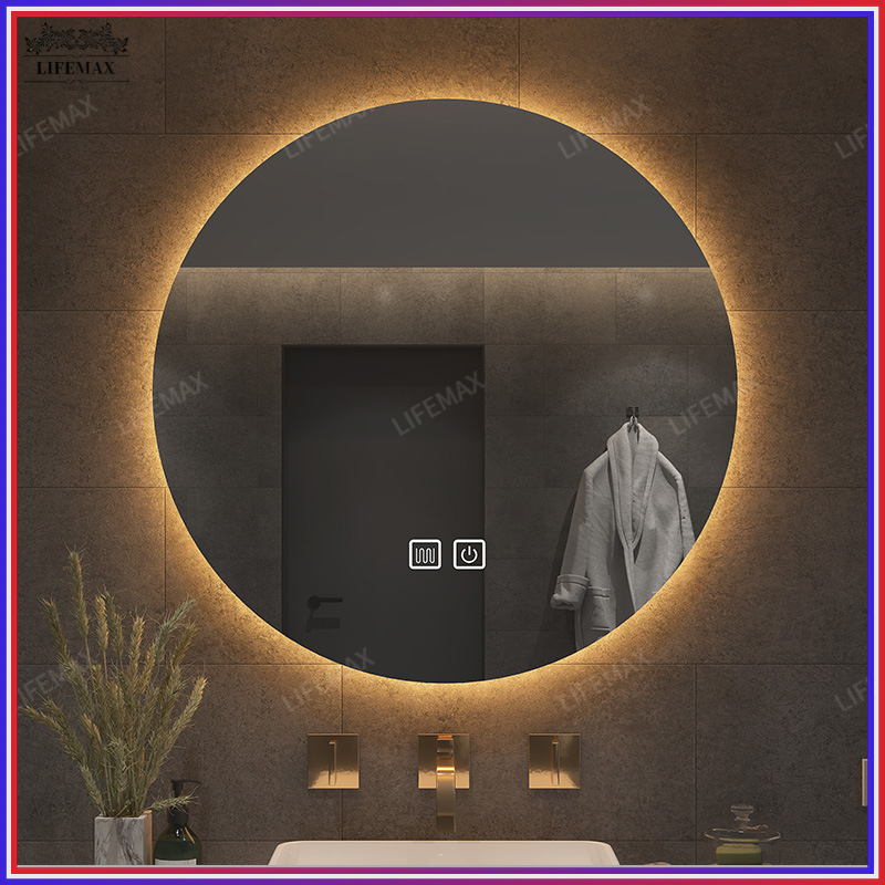 R2 Seller]Smart R2 Wall [SG LED Mounted Round Bathroom mirror Deing ...