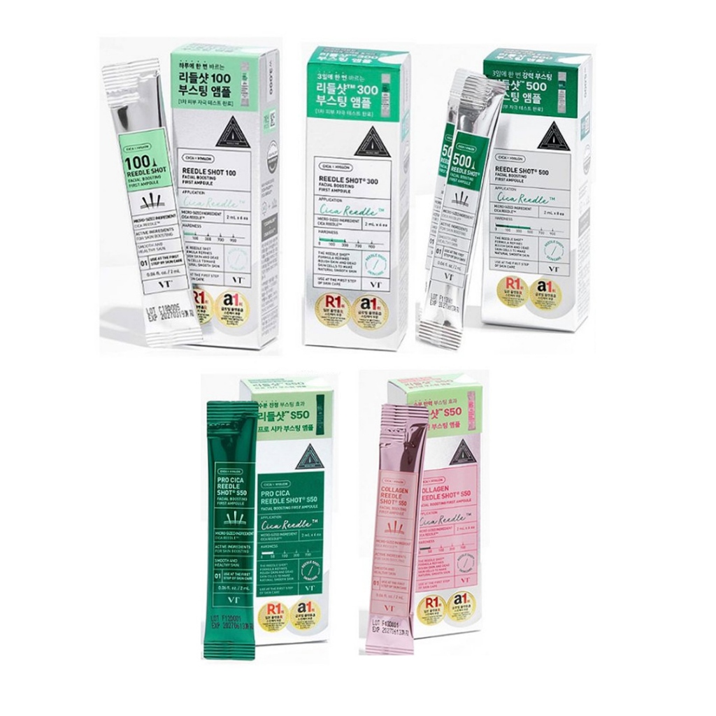 VT Reedle Shot Facial Boosting First Ampoule & Essence / 100, 300, 500, S50 | Shopee Malaysia