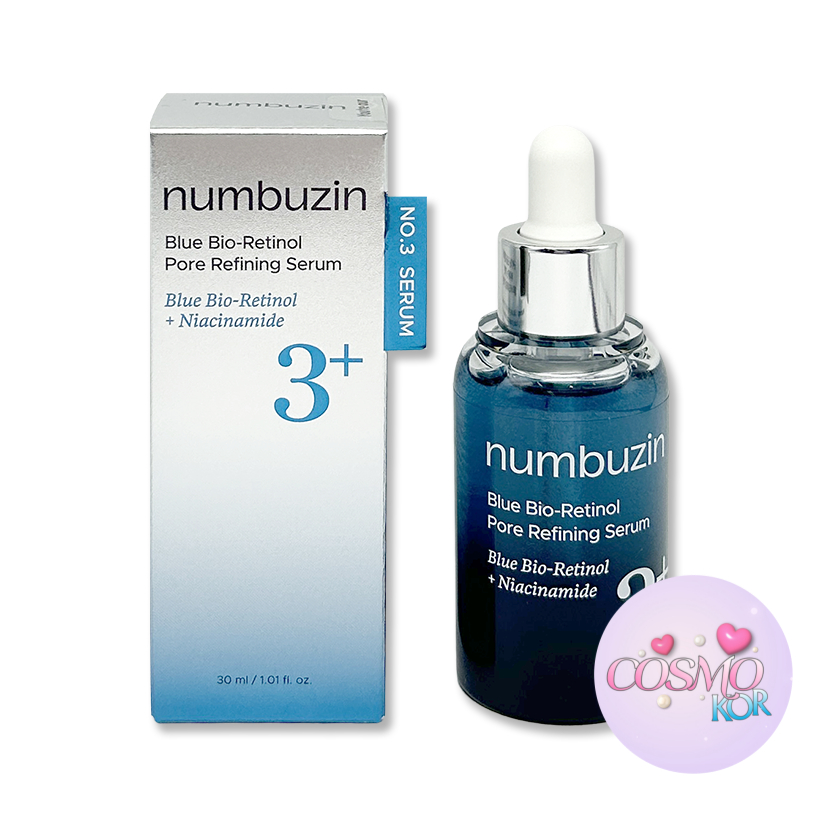 Numbuzin No.3 Blue Bio Retinol Pore Refining Serum 30ml | Shopee Malaysia
