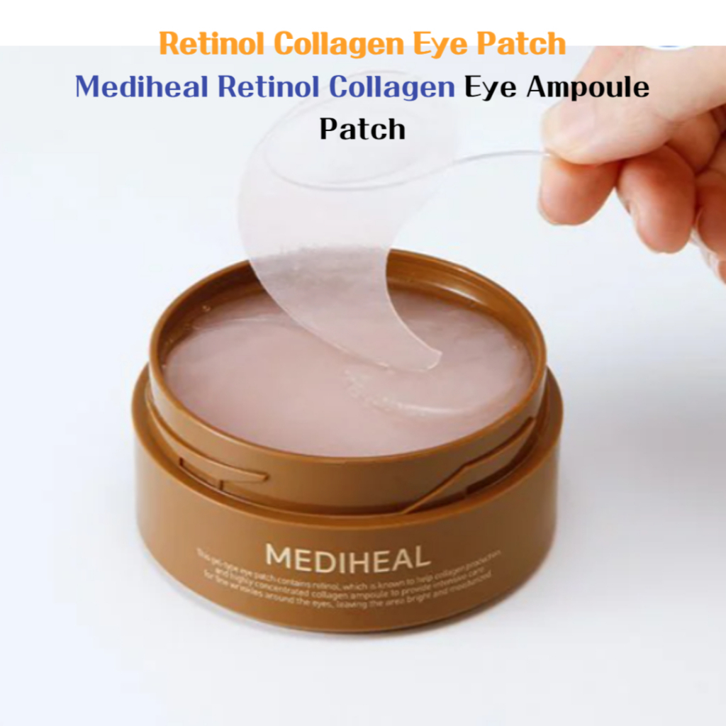 Mediheal Retinol Eye Wrinkles Collagen Eye Ampoule Patch 60 sheets ...