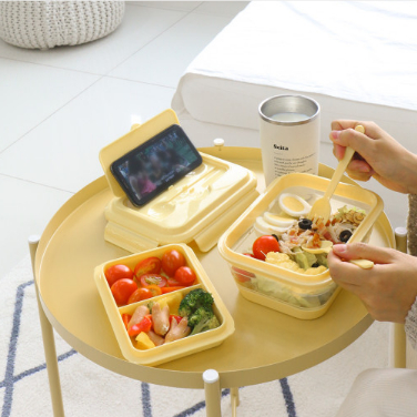 Korean Collapsible Lunch Box Meal Prep Food Container Bento Microwave ...