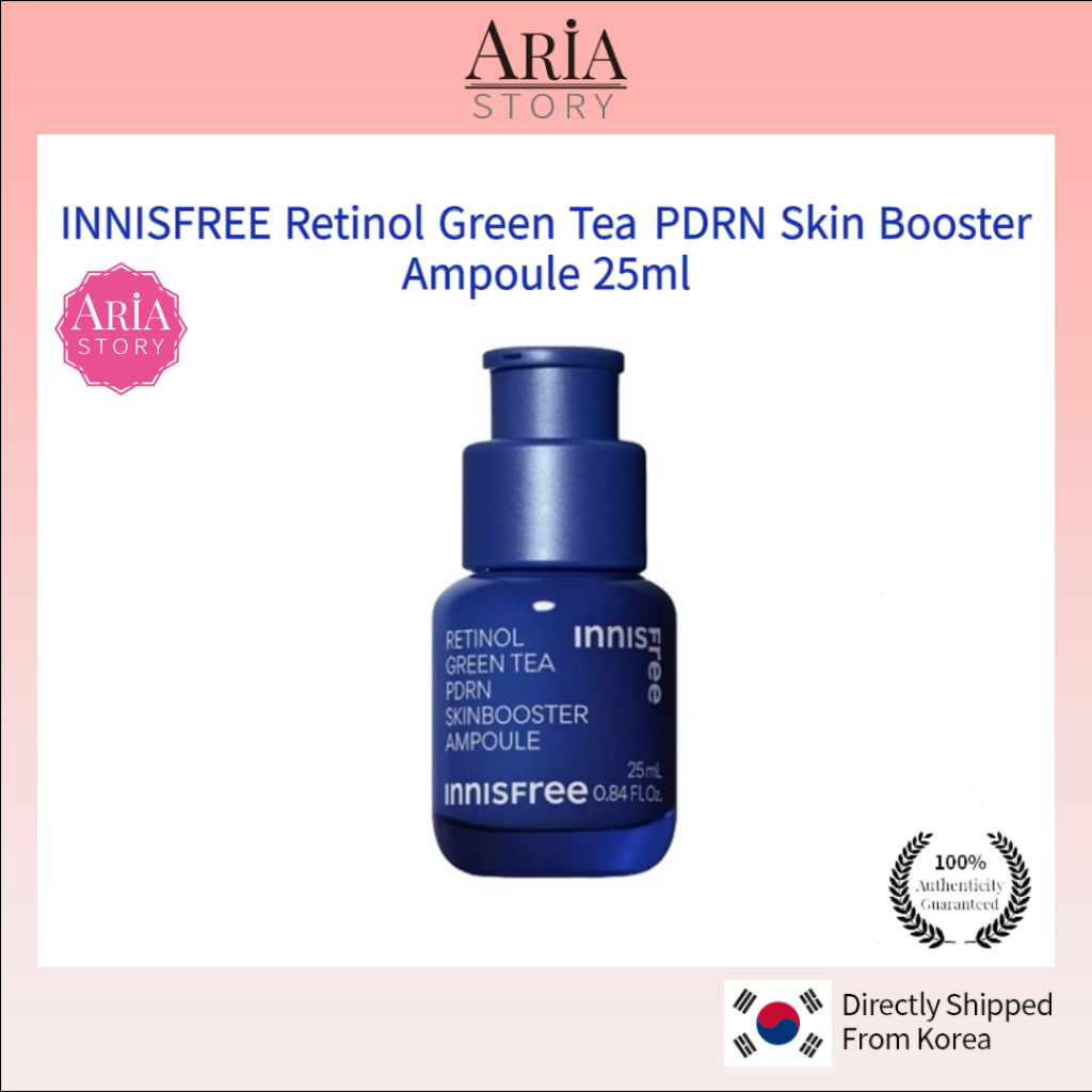 INNISFREE Retinol Green Tea PDRN Skin Booster Ampoule 25ml/Shipping ...