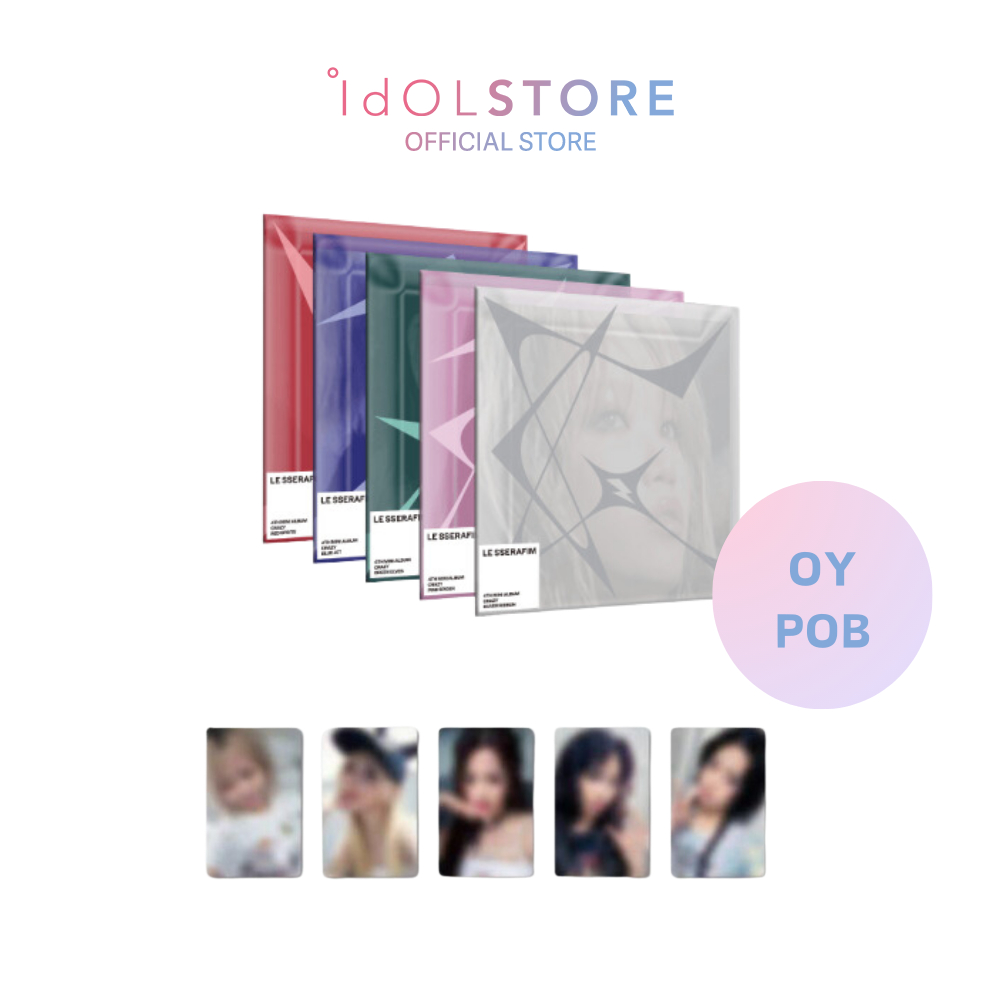 idOL store | LE SSERAFIM-The 4th Mini Album [CRAZY] COMPACT Ver ...