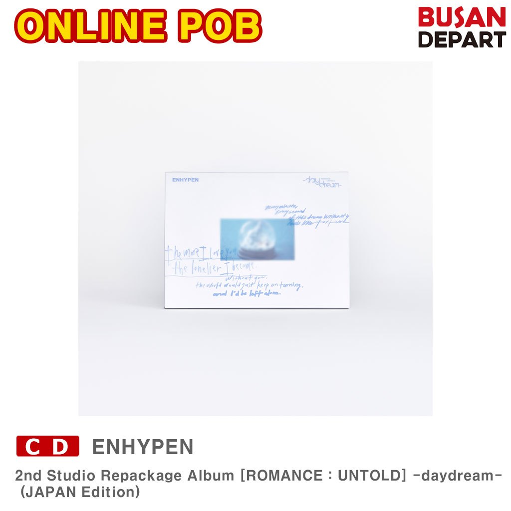 [ONLINE POB]ENHYPEN 2nd Studio Repackage Album [ROMANCE : UNTOLD] -daydream- (JAPAN Edition ...