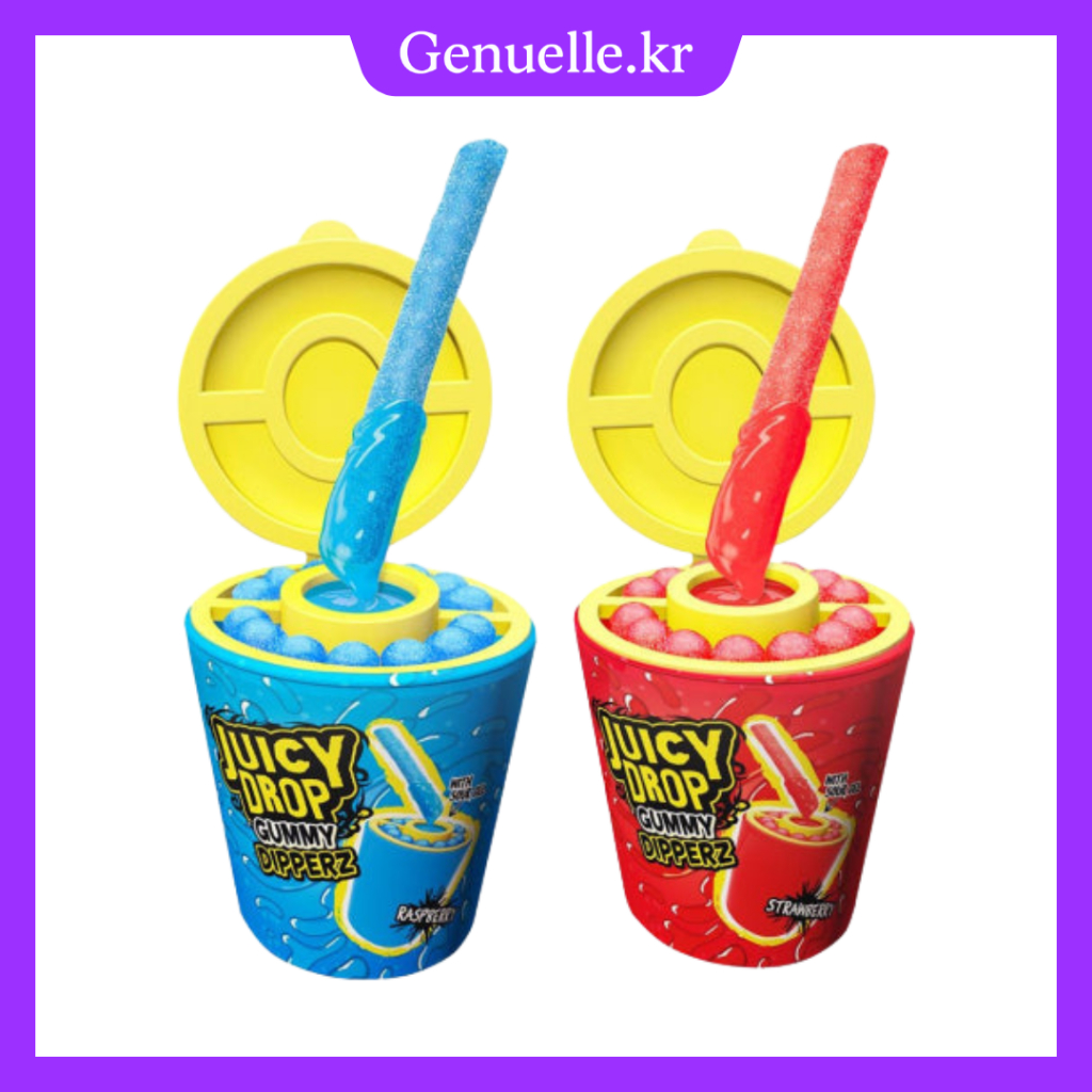 [Korean Jelly] Juicy Drop Gummy Dip’N Stick 96g – Strawberry ...