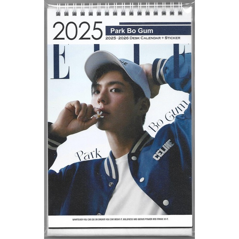 Park Bo Gum Photo Calendar 2025 & 2026 K-ACTOR | Shopee Malaysia