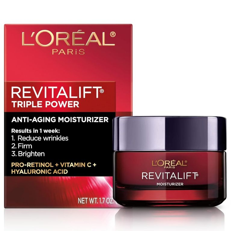 L'Oréal Paris Revitalift Triple Power Anti-Aging Face Moisturizer with ...