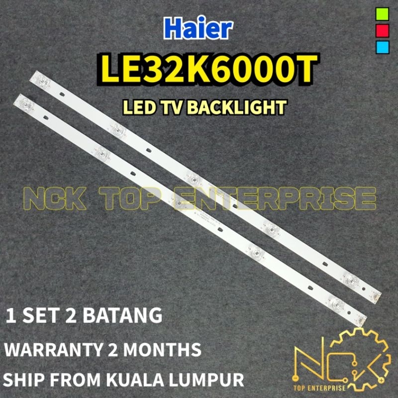 HAIER LE32K6000T TV LED BACKLIGHT BARU READY STOCK LE32K6000 32K6000 ...