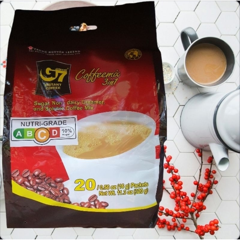 (Bundle Of 40,60s) G7 Coffee 3 in 1 越南咖啡 16g Trung Nguyen 3in1 Instant ...