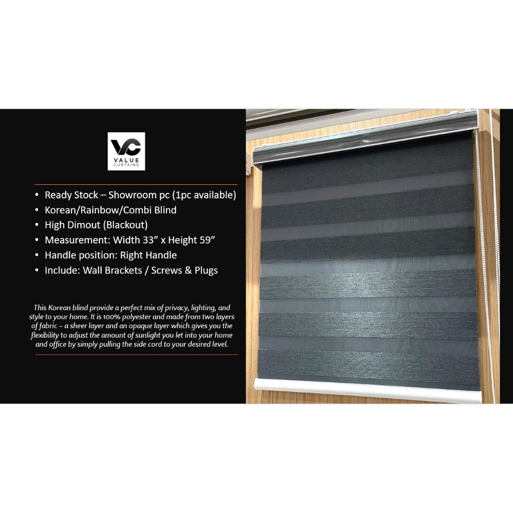 *HOT Combi/Rainbow/Zebra Blinds (HIGH DIM OUT/BLACKOUT) | Shopee Malaysia