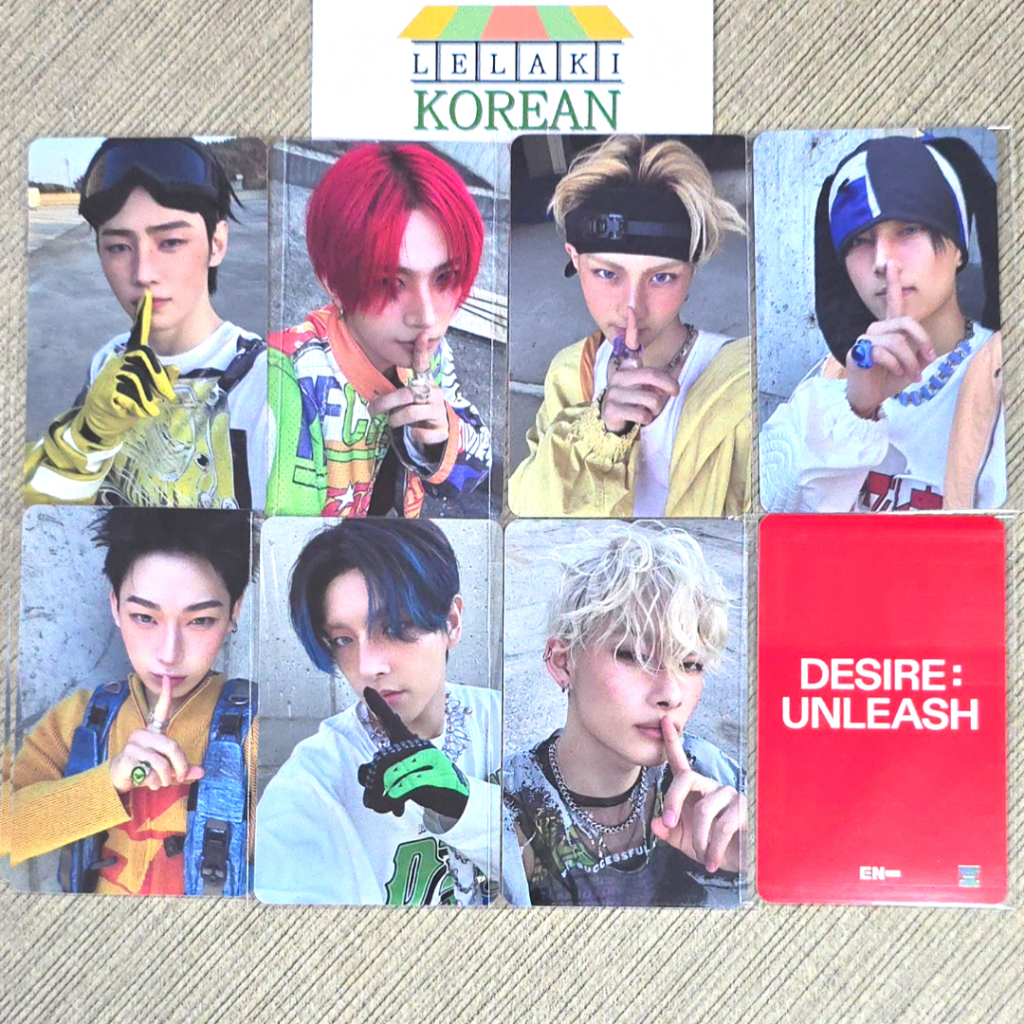 ENHYPEN 2nd KTOWN4U LUCKY DRAW Photocard [DESIRE : UNLEASH] | Shopee ...