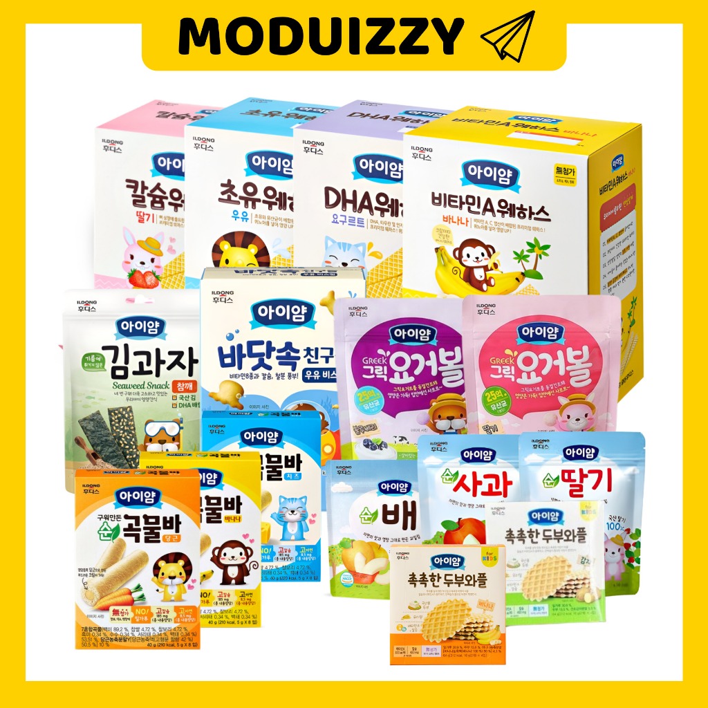 [ILDONG] * Ready to stock * KOREAN BABY SNACKS | Calcium Wafers/Snack ...