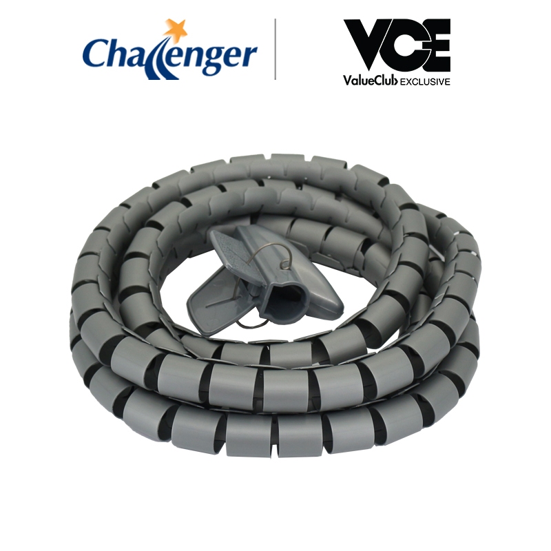 VCE VE-ACC59 Cable Winding Pipe (28mm) - Silver | Shopee Malaysia