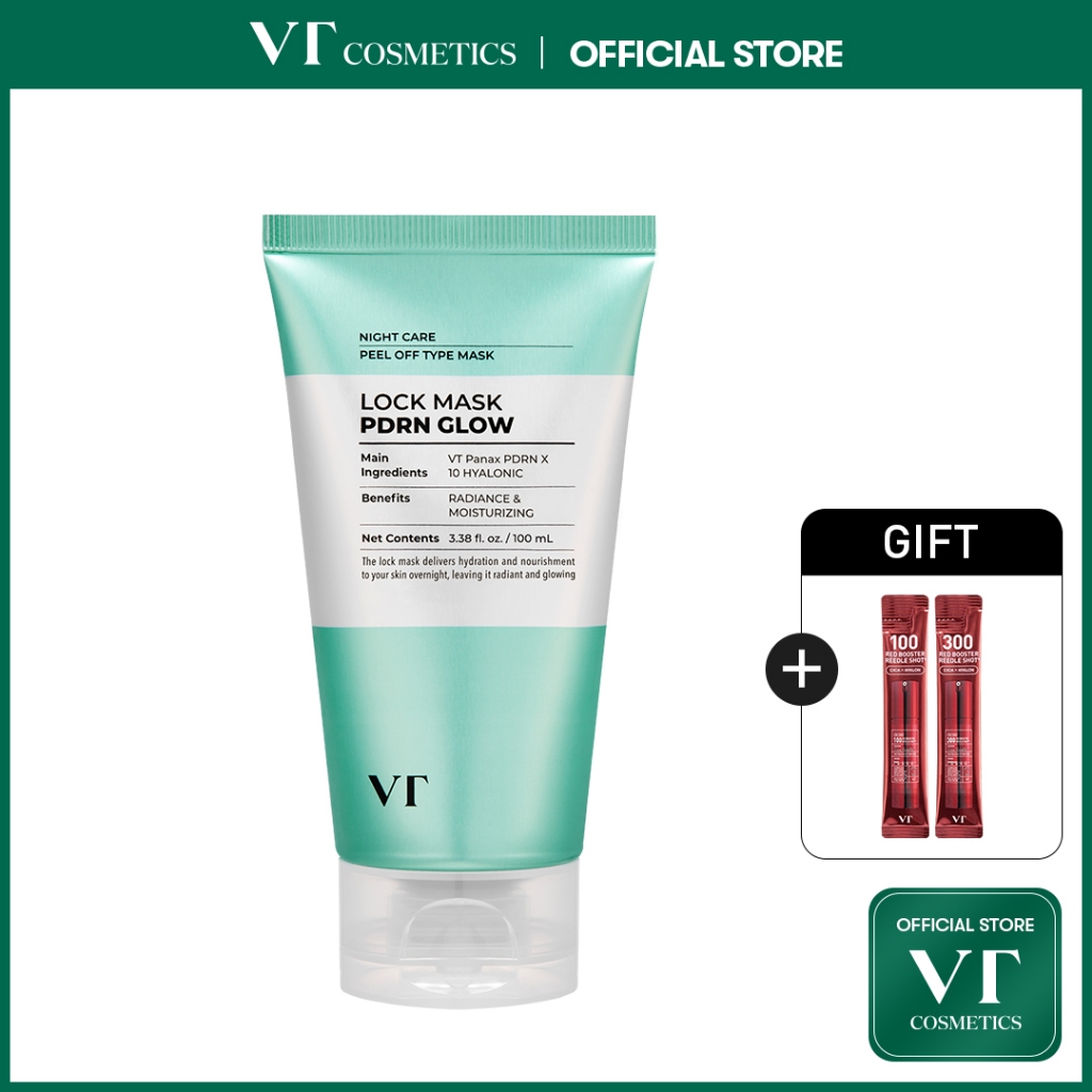 [VT] PDRN Glow Lock Mask 100ml Wrapping Mask Peel-off mask Overnight ...